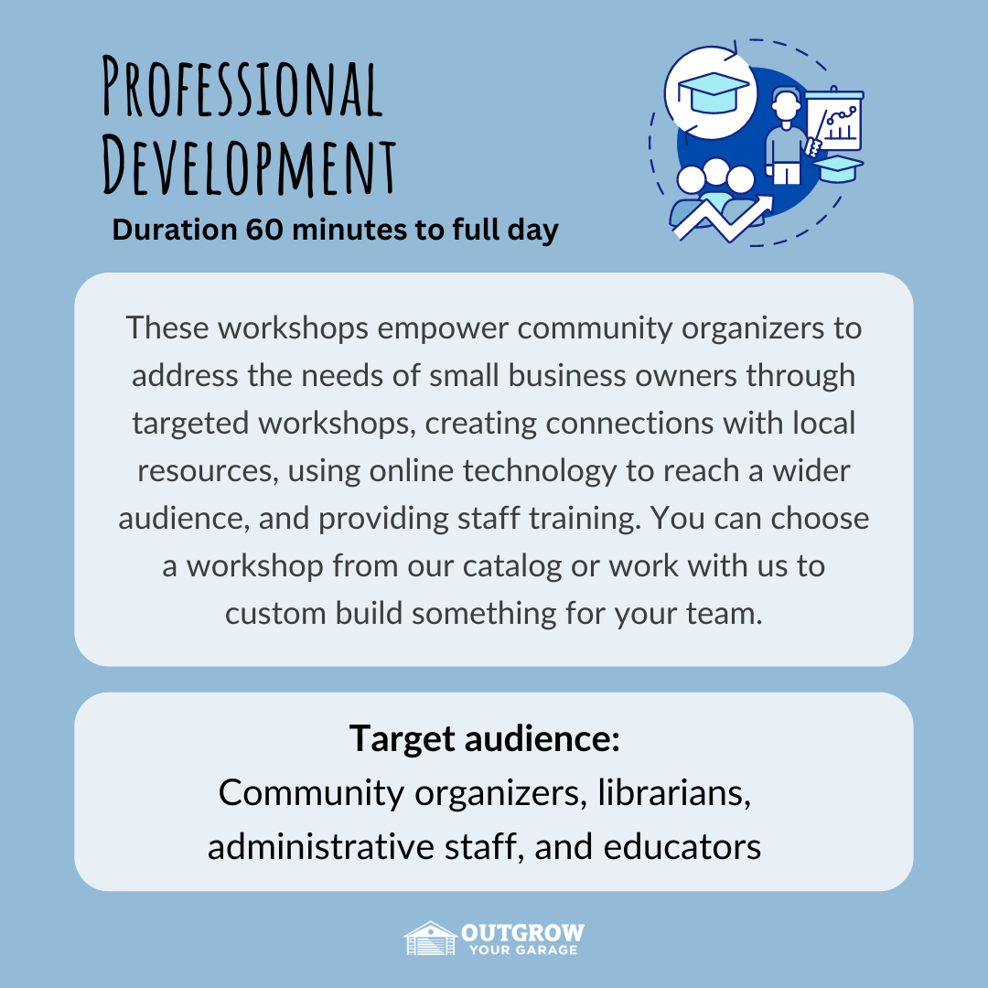 Outgrow Your Garage – Build Your Business, 20 Minutes at a Time!